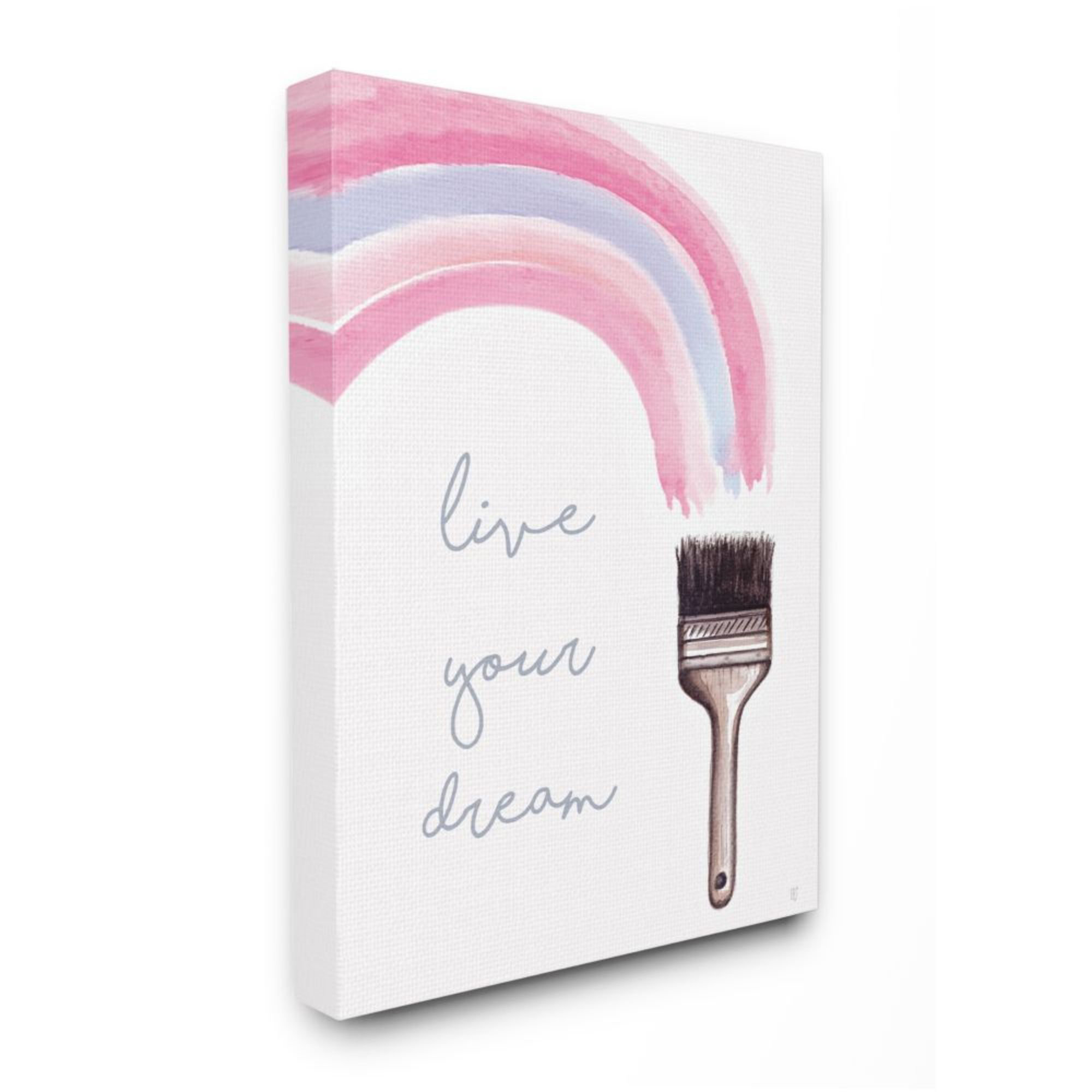 Isabelle & Max™ Live Your Dream Phrase Paintbrush Watercolor Rainbow by Elizabeth Tyndall ...